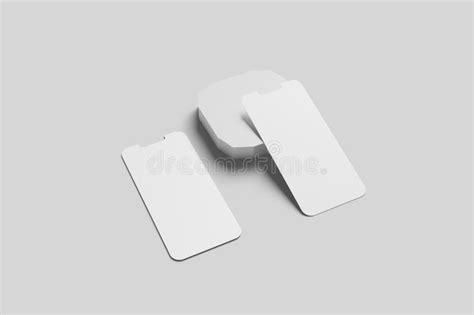 Perspective View Ui Screen Mockup Stock Illustration Illustration Of