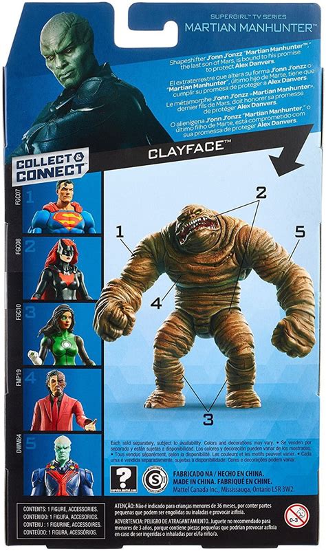 Dc Multiverse Clayface Series Superman 6 Action Figure Rebirth Mattel