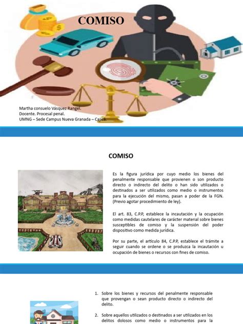 Procedimiento De Comiso Penal Pdf Fiscal Derecho Penal