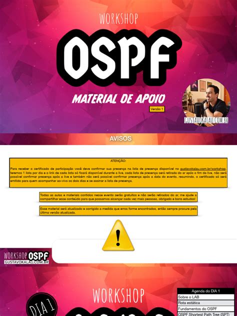 Gustavo Kalau Workshop De Ospf Material De Acompanhamento Pdf Informática Indústrias