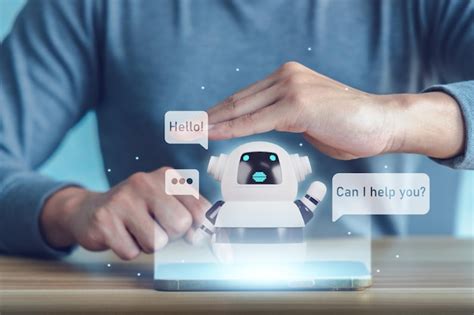 Personas Que Usan Chatbot Virtual De Ia A Través De Un Teléfono