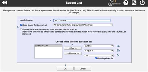 Creating A Subset List Brightarrow Technologies Knowledge Base