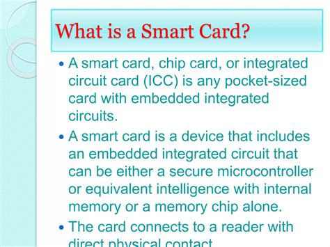 Smart Card Technology PPT