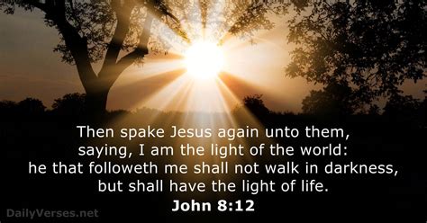 John 8 12 Esv Bible Verse Of The Day