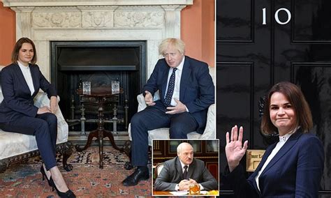 Boris Tells Belarus Opposition Leader We Are Very Much On Your Side Against Lukashenko Regime