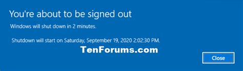 Automatically Shut Down Computer At Scheduled Time In Windows 10 Tutorials