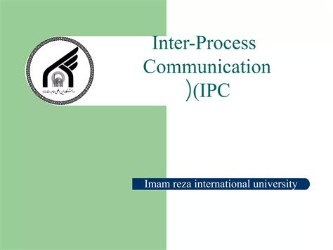 Interprocess Communication Ipc In Os Ppt Operating Systems