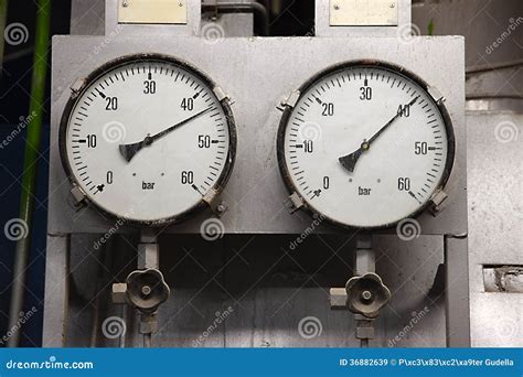 Manometer Stock Image Image Of Equipment Burn Grungy 36882639