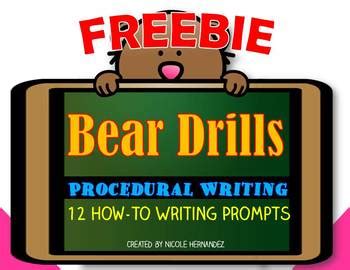 Procedural Writing Free How To Writing Prompts TpT