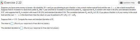 Solved X Exercise 2 22 Question Help Suppose You Have Some Chegg Com