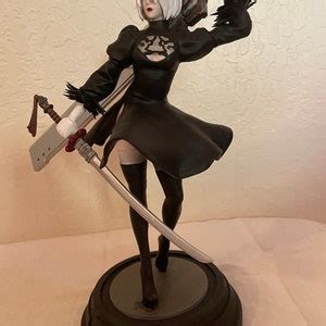 Large Sexy Android Pinup With Sword Fan Art D Resin Etsy