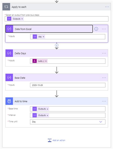 Read Dates From Excel With Power Automate