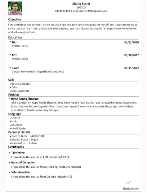 Hi Everyone This Is Shariq Bashir From Jandk I Have Done Recently From Cluster University