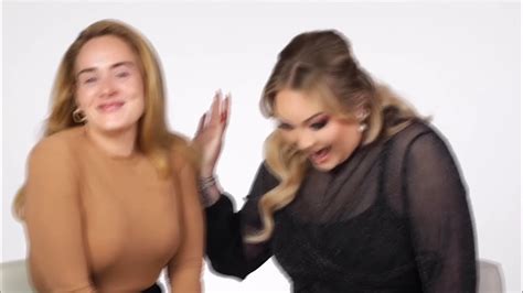 Adele And Nikkietutorials Being Besties For 2 Minutes Straight Youtube