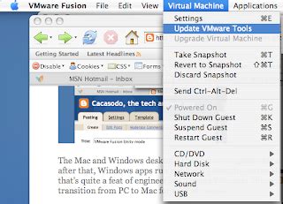 Tech Answer Guy VMware Fusion Unity Mode