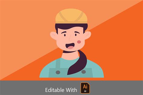 Icon Ilustration Human Constructor Wom Graphic By Romadannanda