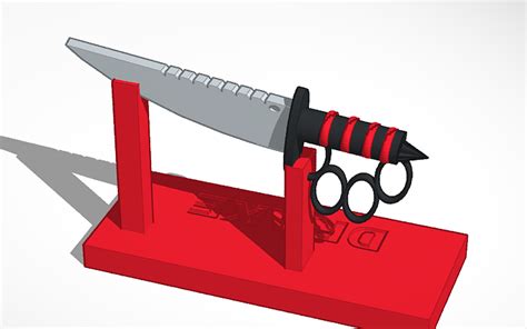 3d Design Knife Tinkercad