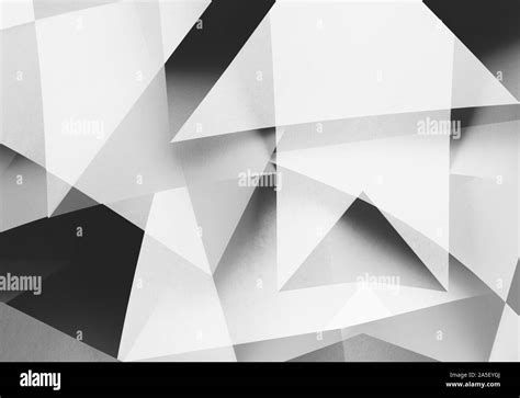 Abstract Geometric Composition With Triangular Shapes Background Stock