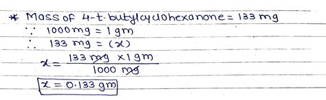 [solved] Consider The Reduction Of 4 T Butylcyclohexanone If The Produce Course Hero