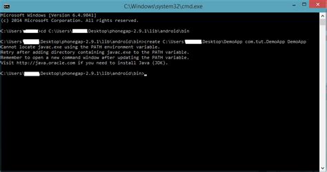 Android Cannot Locate Javac Exe Using The PATH Environment Variable