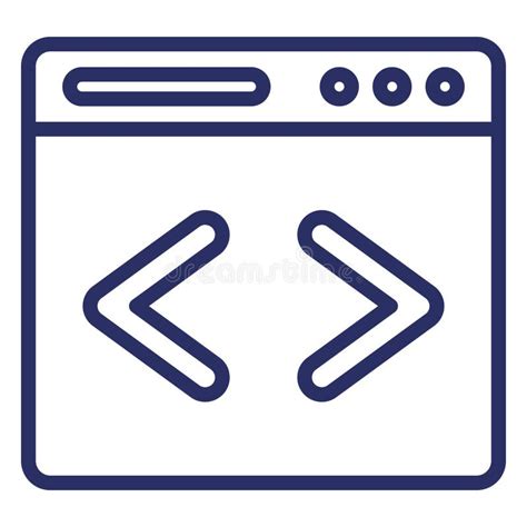 Html Coding Isolated Isolated Vector Icon Easily Editable Easily