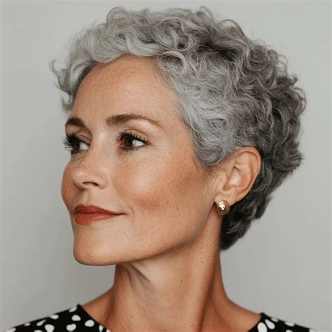 Short Curly Haircut For Round Faces Kwinfi Short Curly Haircuts