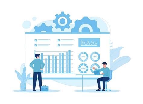 Trading Analyst Data Presentation Trending Concept Flat Illustration 26023824 Vector Art At Vecteezy