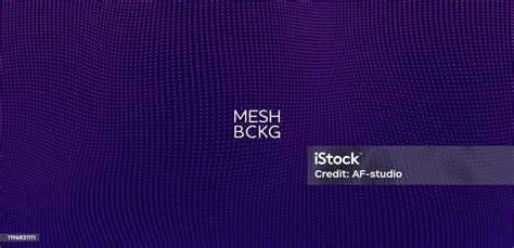추상 과학 기술 배경 네트워크 파티클 그림 3d 그리드 표면 흐름에 대한 스톡 벡터 아트 및 기타 이미지 흐름 테크놀로지 패턴 Istock