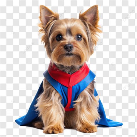 슈퍼히어로 의상을 입은 귀여운 요크셔 테리어 귀여운 B 귀여운 R 요크셔 테리어 Png 일러스트 및 이미지 에 대한 무료 다운로드 Pngtree