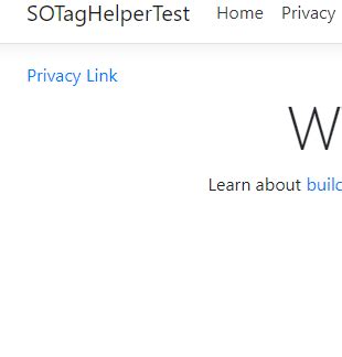 C Net Core Use A Tag Helper In A Custom Tag Helper That Returns Html Stack Overflow