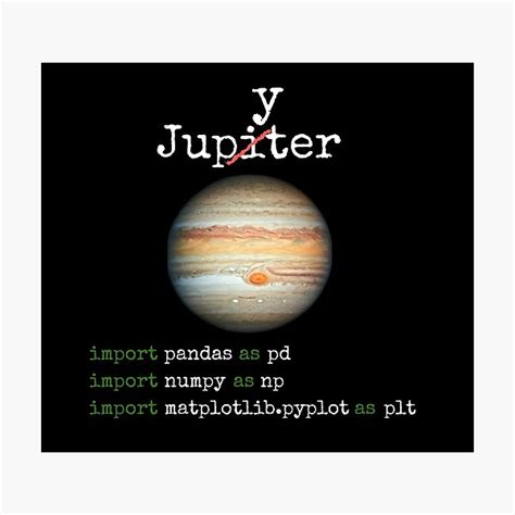 Data Science Python Programming Numpy Pandas Matplotlib Jupyter Photographic Print By