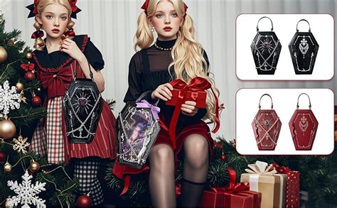 Vobomo Ita Bag Backpack Gothic Coffin Purses And Handbags
