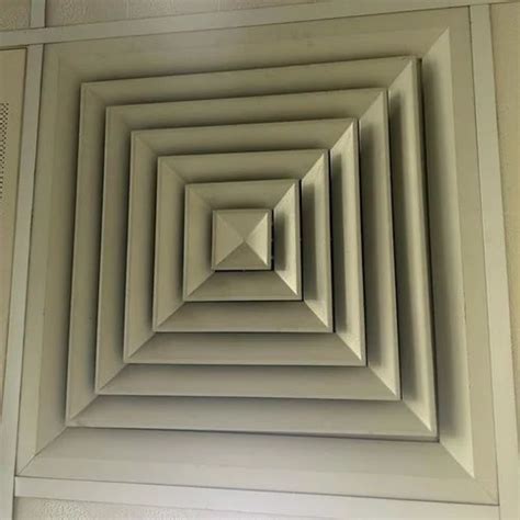 Aluminium Swirl Hvac Ceiling Diffuser Shape Square At ₹ 1250piece In