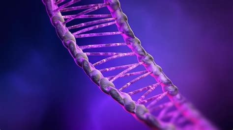 Premium AI Image A Close Up Of A Dna