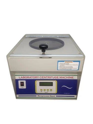 Microprocessor Based Centrifuge Machine At ₹ 14500 High Speed Centrifuge In Ambala Id