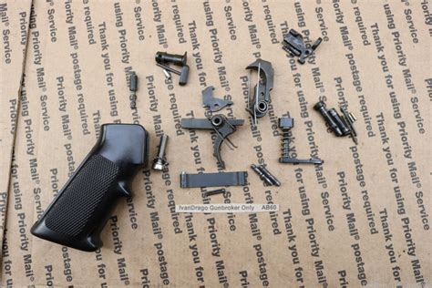 Colt Ar15 M16 Lower Parts Kit Lpk Fcg Kit Trigger Hammer Selector 1985 Grey Ar15 Triggers At