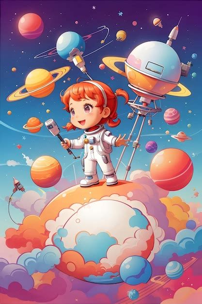 premium ai image space communication satellite communication deep space communication space