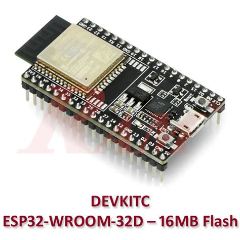 Esp32 Devkitc Development Board Esp32 Wroom 32d 16mb Flash Ram Electronics Website