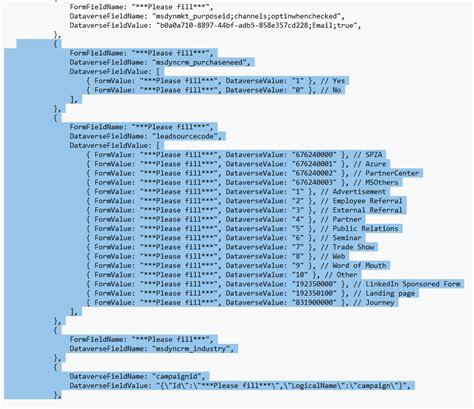 Setting Default Values For Unmapped Fields With Form Capture