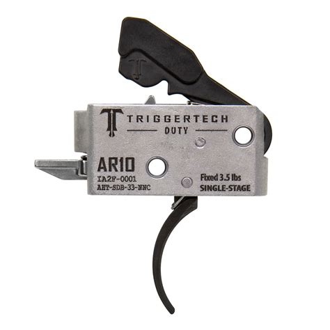 Triggertech Ar 10 Duty Trigger Traditional Curved Single Stage