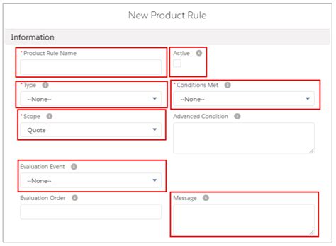 Salesforce Cpq Product Rules General Considerations