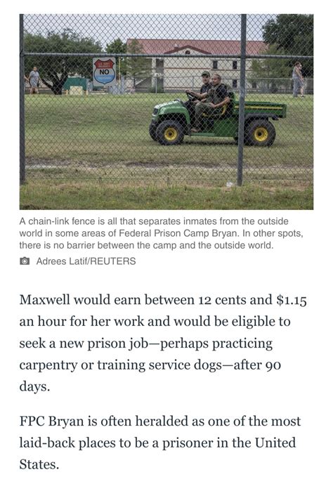 Club Fed Is Not Even A Completely Fenced In Minimum Security Facility