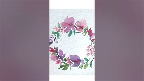 декоративні квіти аквареллю Youtube