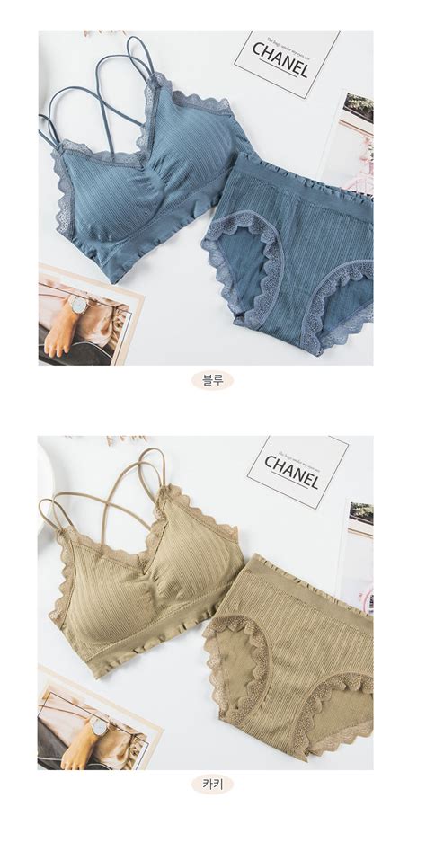 이너빅스 프릴레이스 브라렛 브라팬티세트 여성속옷세트 브라렛세트 빅사이즈 임산부속옷세트 9564