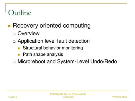 Eec 688788 Secure And Dependable Computing Ppt Download