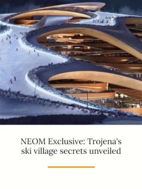 Bradley Pugsley On Linkedin Neom Exclusive Trojenas Ski Village Secrets Unveiled 11 Comments