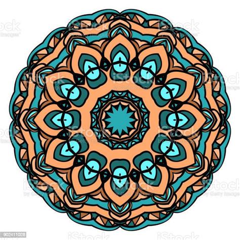 장식 꽃 스티커입니다 벡터 일러스트 레이 션 문신 초대 카드 요가 기호에 대 한 요소를 디자인 이완 치료 0명에 대한 스톡 벡터 아트 및 기타 이미지 Istock