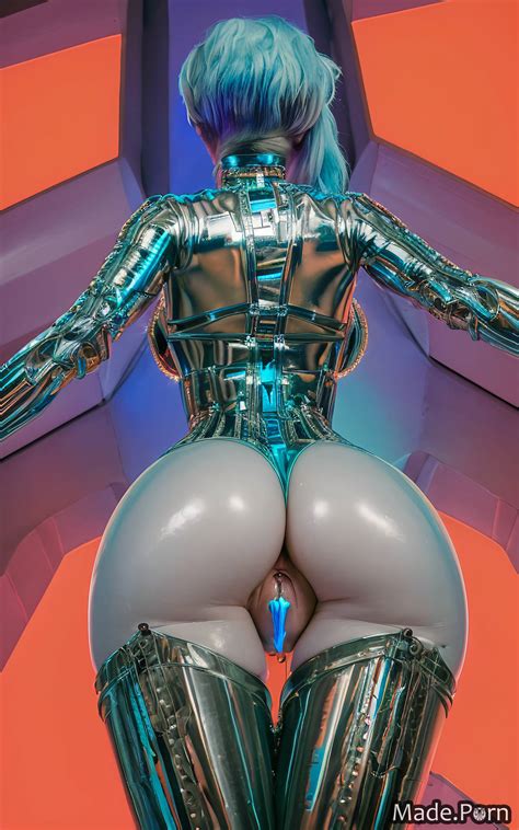 Porn Image Of Perfect Boobs Looking At Viewer Space Station Aluminum Pov Night Metal Created By AI