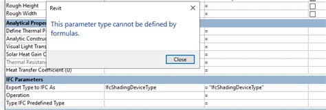 Allow Export Type To Ifc As Be Defined By Formulas Autodesk Community