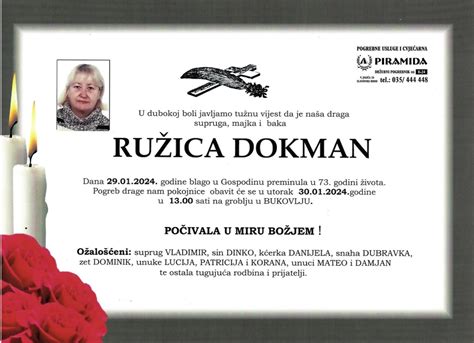 Ružica Dokman Piramida Pogrebne Usluge I Cvjećarna